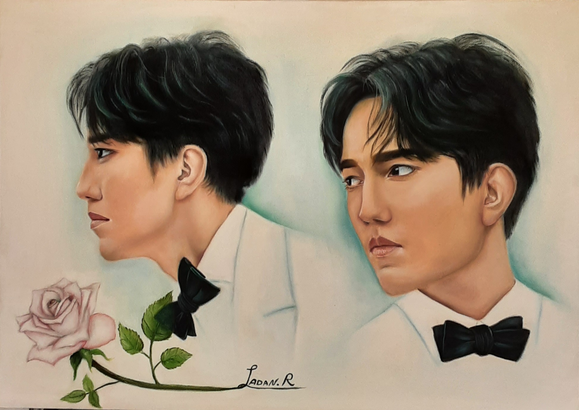 Dimash Qudaibergen Ladan painting Dimash Dimash Art