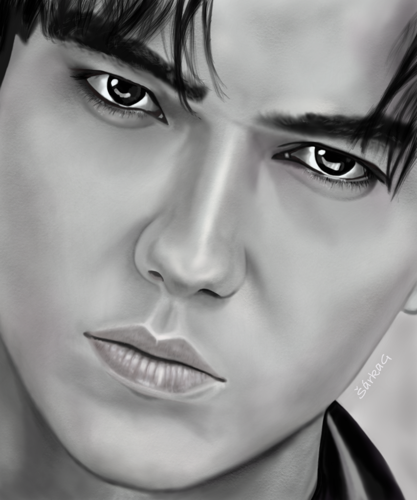 Dimash Qudaibergen Sarka Gurnova inspired by Dimash Dimash Art